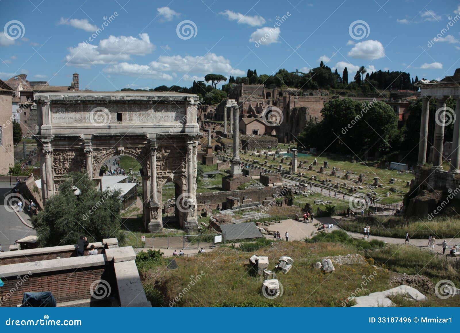 Fori Romani stock photo. Image of ancient, archeological - 33187496