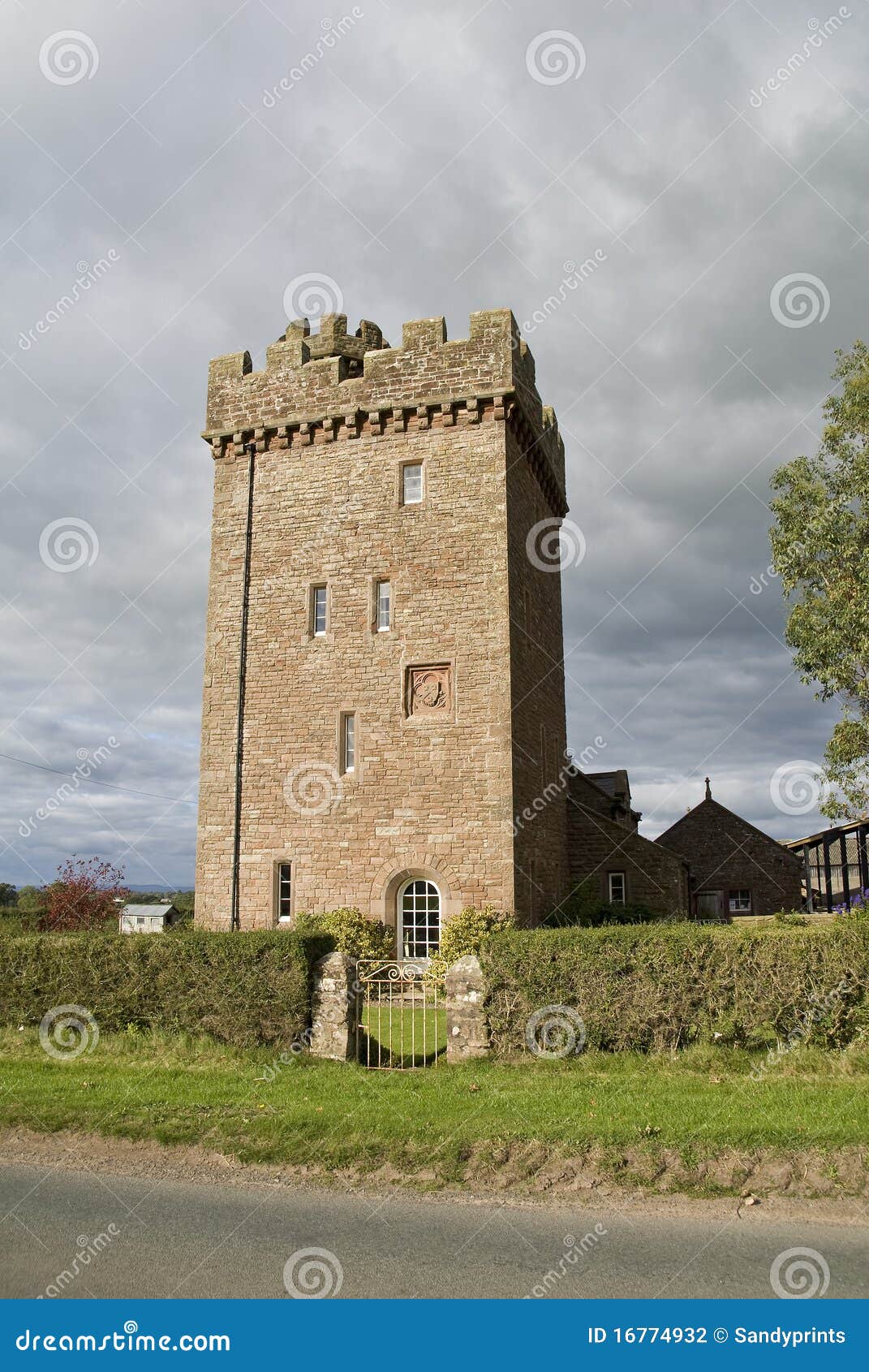 Forified farmstead. stock photo. Image of protect, home - 16774932