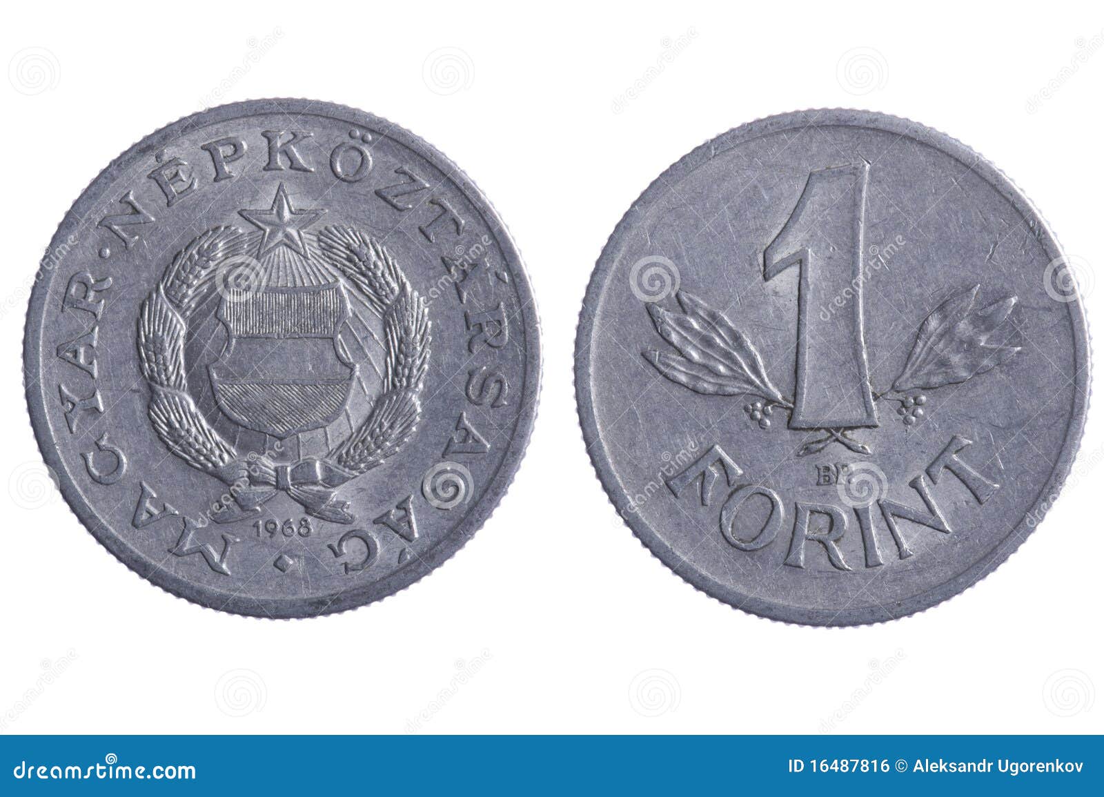 Forint coins stock photo. Image of finance, collect, front - 16487816