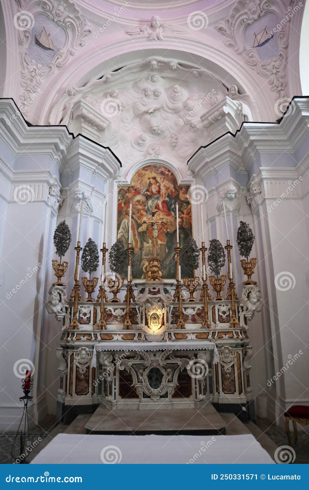Forio - Abside Della Chiesa Di San Gaetano Editorial Photo - Image of ...
