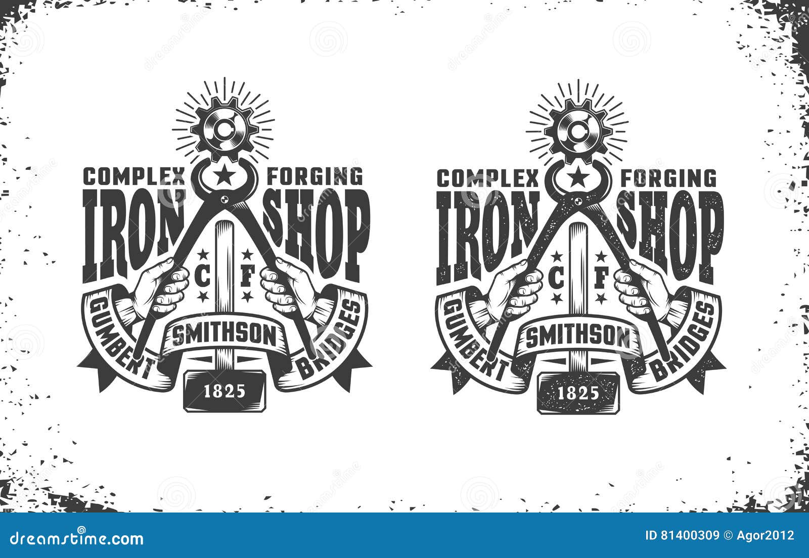 Forja, logotipo da oficina ilustração do vetor. Ilustração de ...