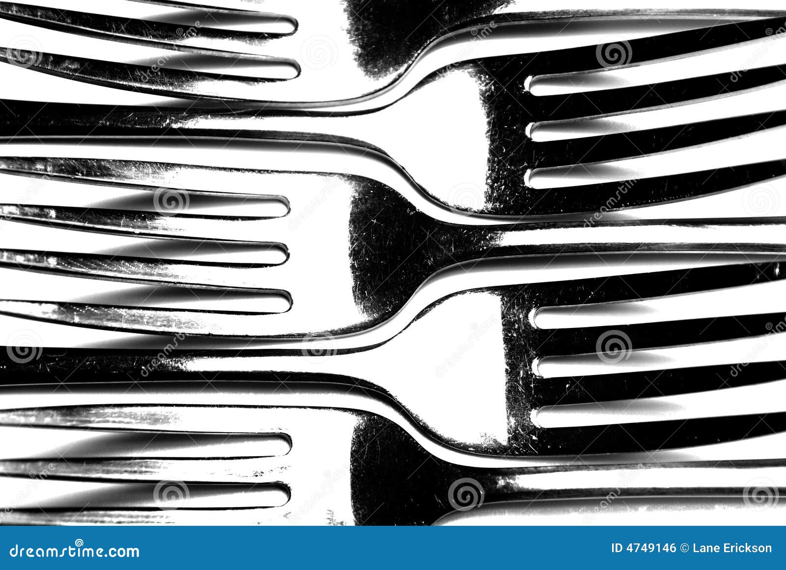 Fork stock photo. Image of lots, normal, shadow, white - 4749146