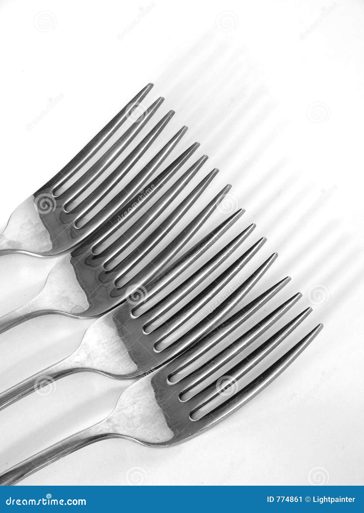 Fork stock image. Image of fork, silver, white, sharp, black - 774861