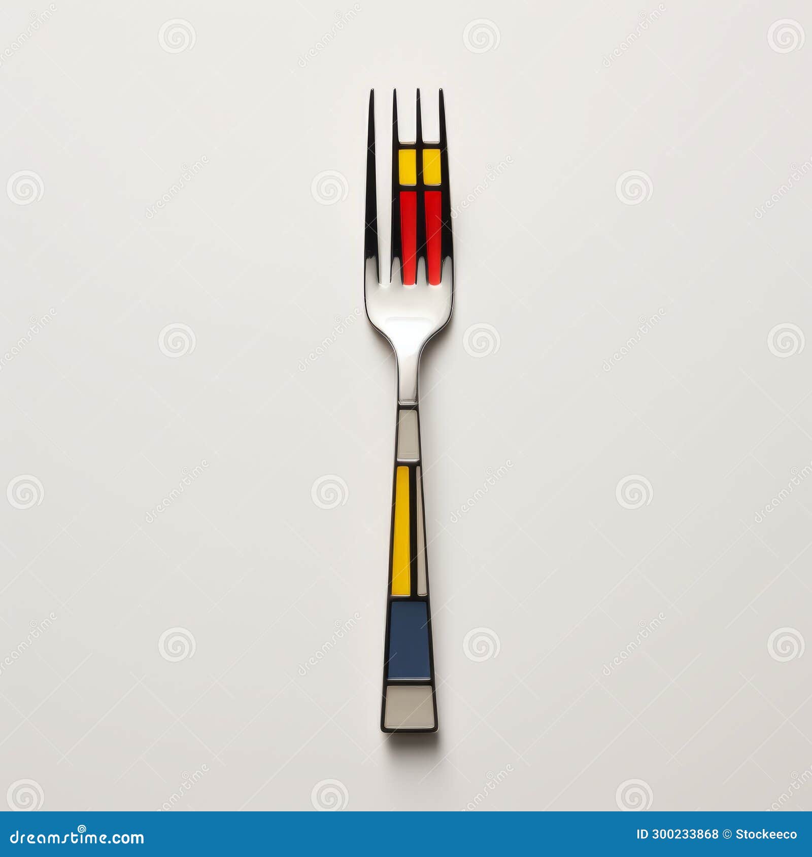Colorful Fork with Bourke Stencil Handle - Inspired by Guayasamin and ...