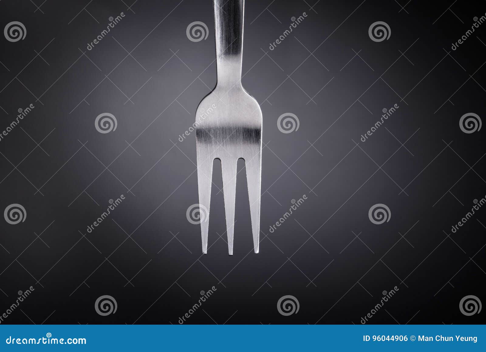 Fork in black Background stock photo. Image of manufactured - 96044906