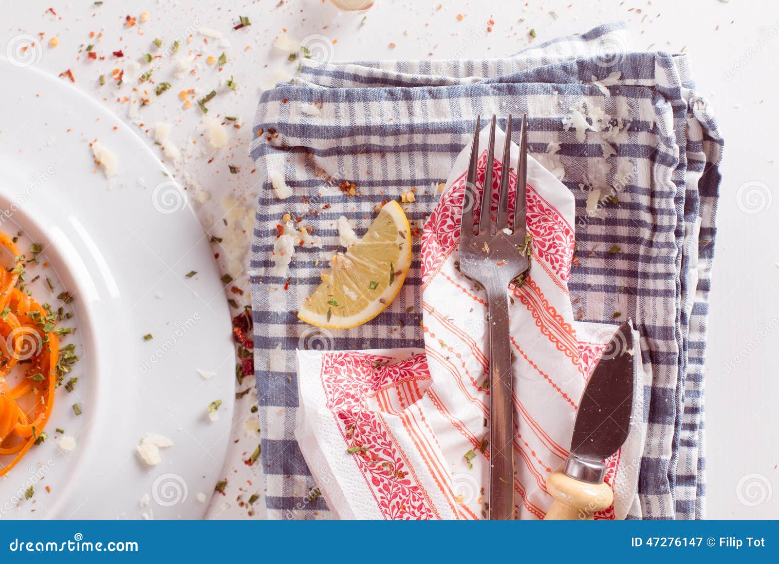 Fork and cheese knife stock image. Image of linen, haute - 47276147