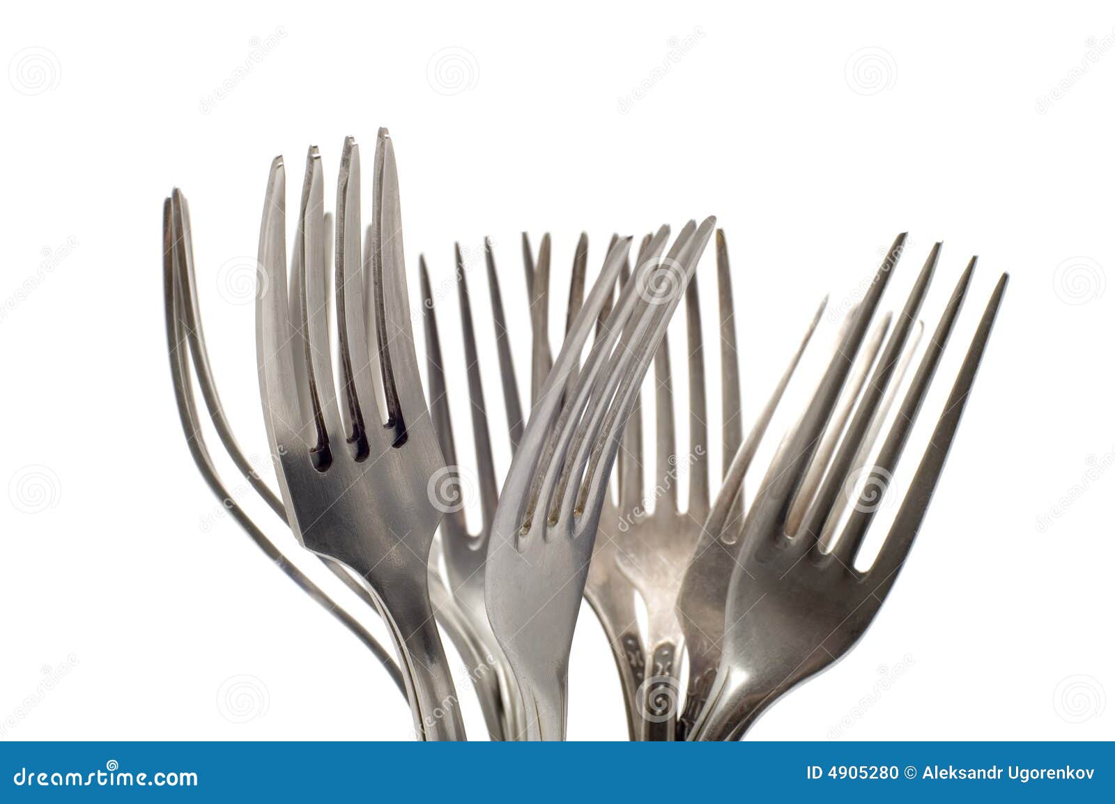 Fork close up stock photo. Image of flatware, iron, white - 4905280