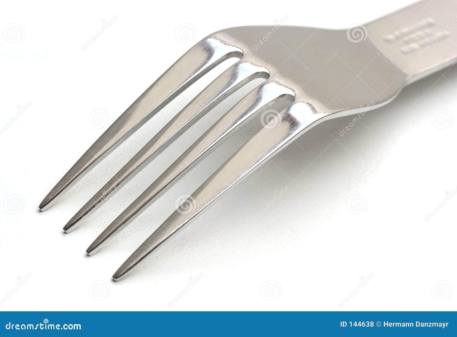 Fork closeup stock photo. Image of macro, metal, isolated - 144638