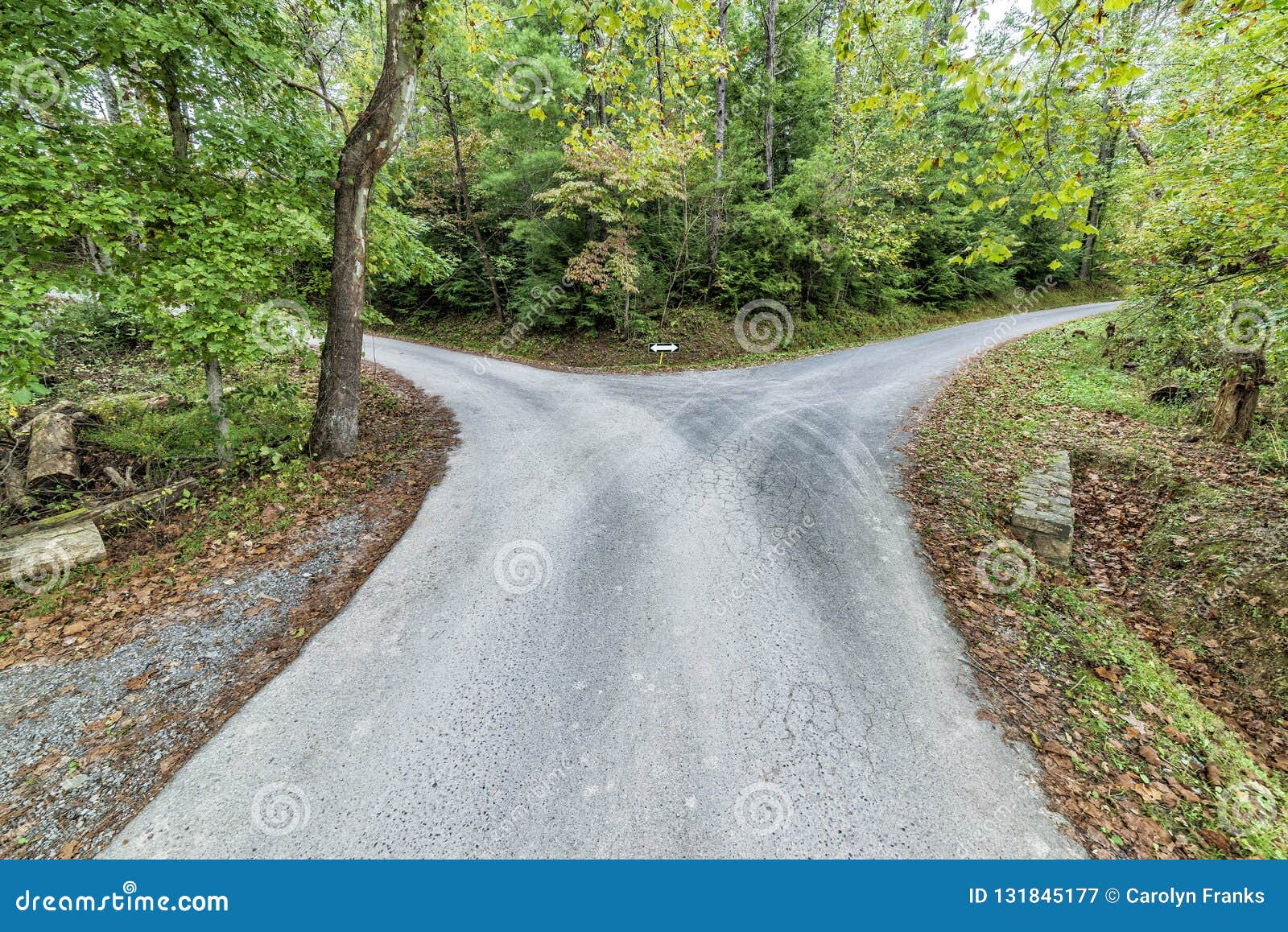 Fork en el camino imagen de archivo. Imagen de derecho - 131845177