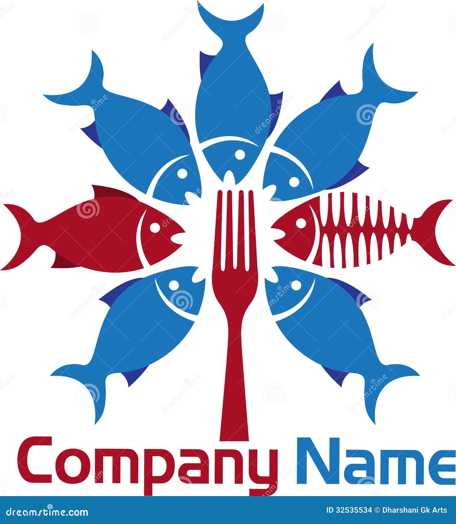 Fish Logo Icon Or Christian Symbol Silhouette Vector Religious Sign ...