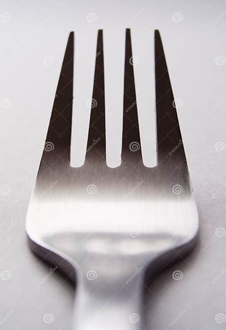 Fork front view stock photo. Image of teeth, silverware - 1735058