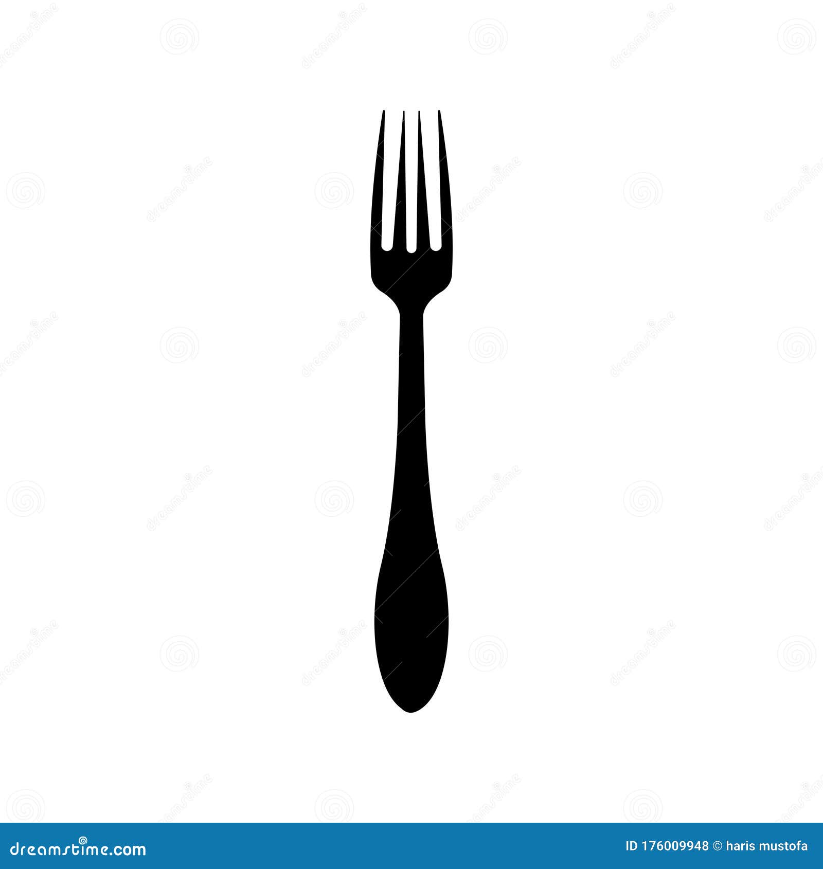 Fork Graphic Design Template Vector Isolated Stock Vector ...