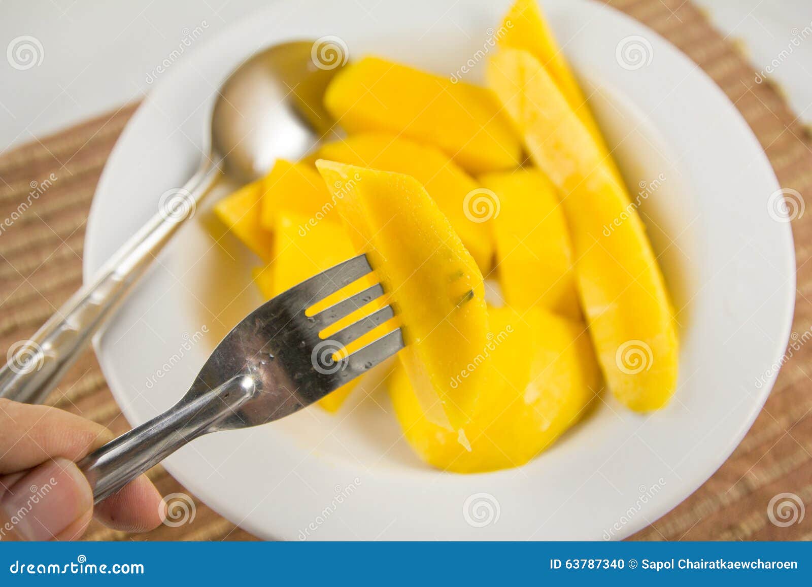 Fork Hold Mango Stock Photos - Free & Royalty-Free Stock Photos from ...