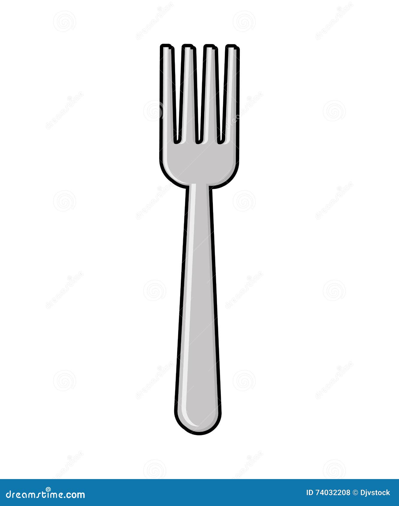 Fork Icon. Kitchen and Menu Design. Vector Graphic Stock Illustration ...