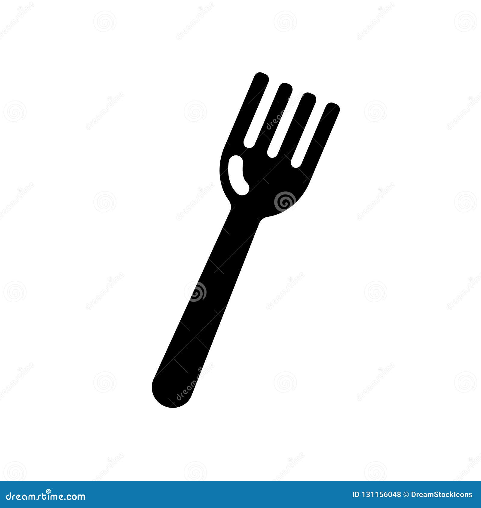 Fork Icon. Trendy Fork Logo Concept on White Background from Kit Stock ...