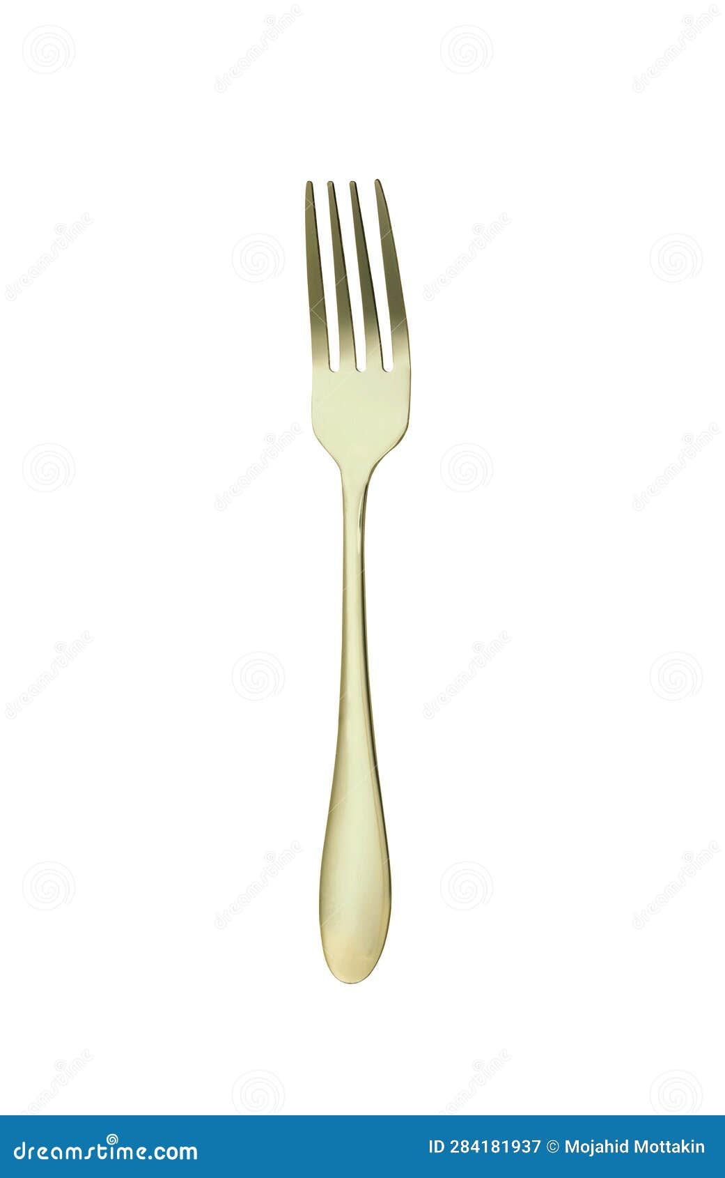 Fork Isolated on White Background Stock Image - Image of glass, white ...