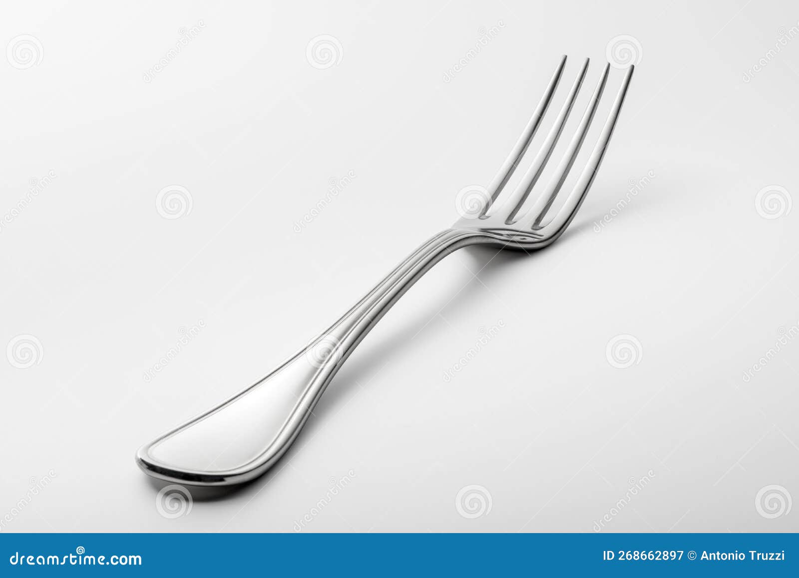 Fork Isolated on White Background Stock Image - Image of clipping ...