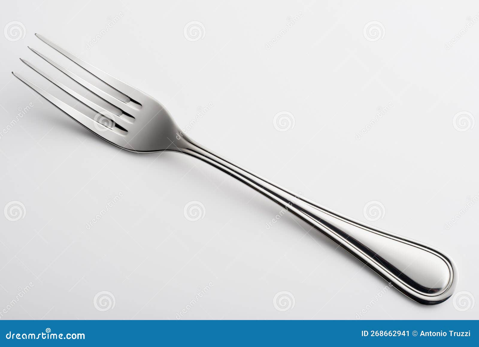 Fork Isolated on White Background Stock Image - Image of clean ...