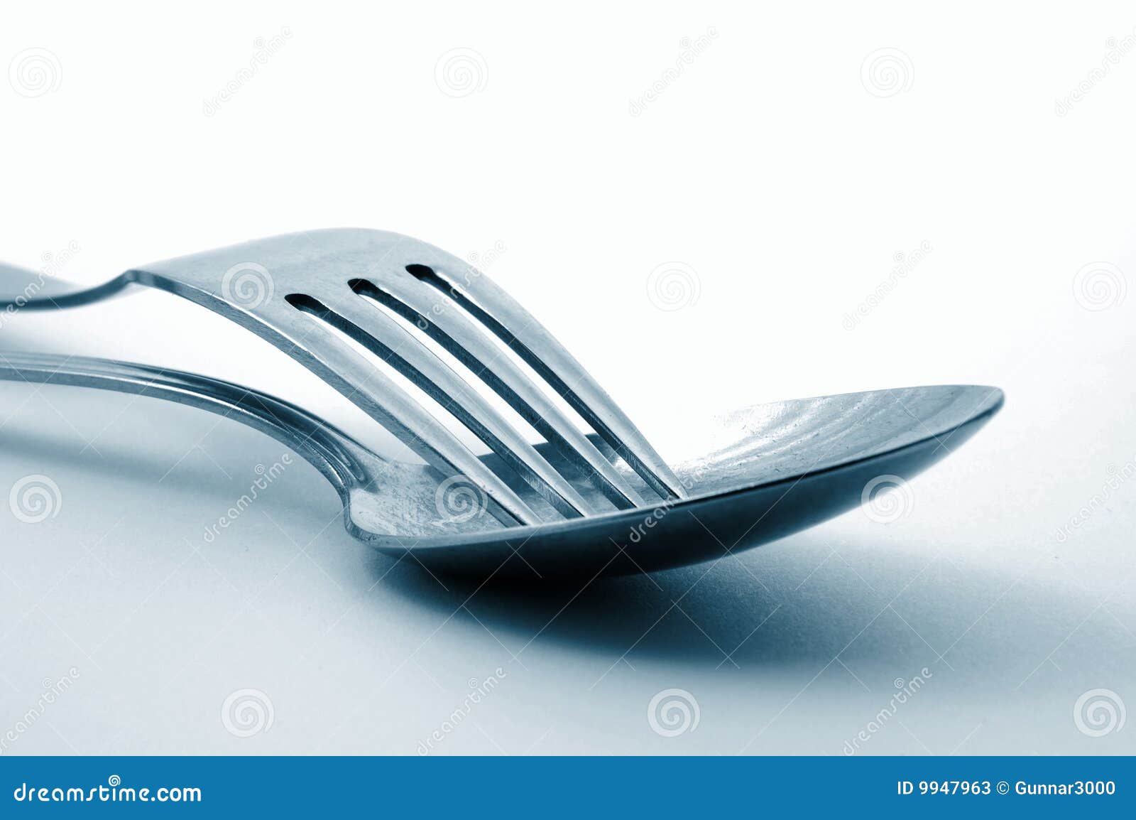 Fork in the kitchen stock image. Image of macro, equipment - 9947963
