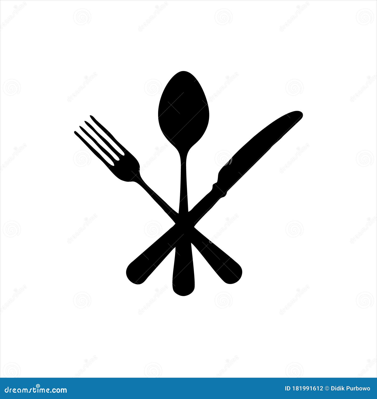 Fork and Knife Vector Icon Modern and Simple Flat Symbol for Web Site ...
