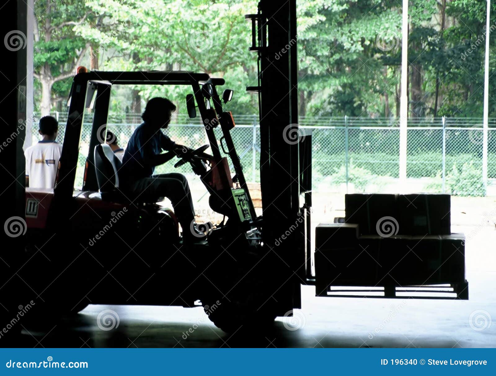 Fork Lift stock photo. Image of handling, goods, forwarding - 196340
