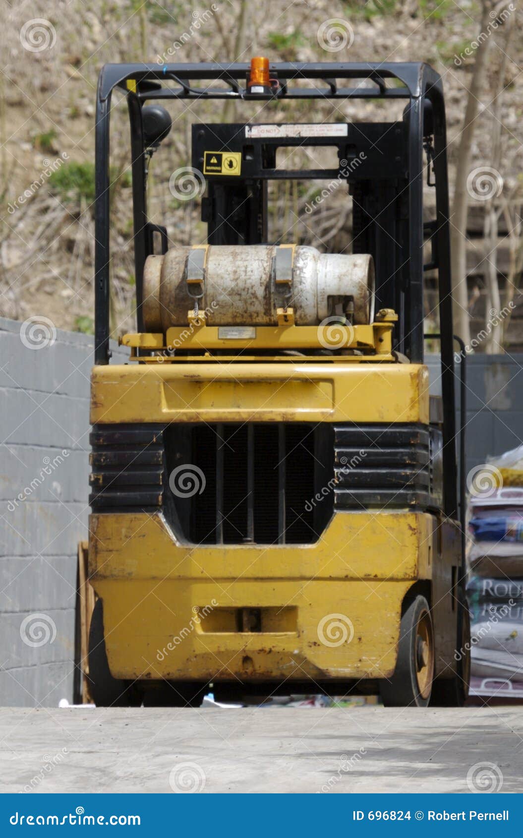 Fork Lift stock photo. Image of lifting, equipment, fork - 696824