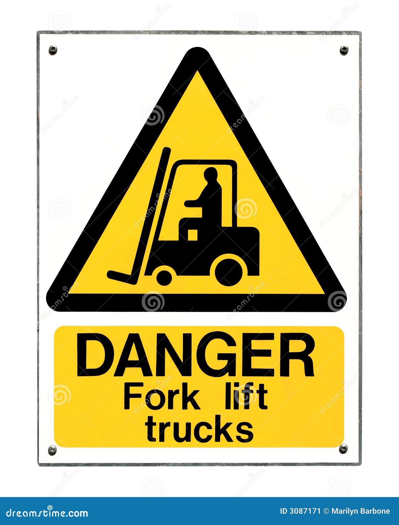 Lift Truck Loading Shipping Containers Onto Trucks Royalty-Free Stock ...