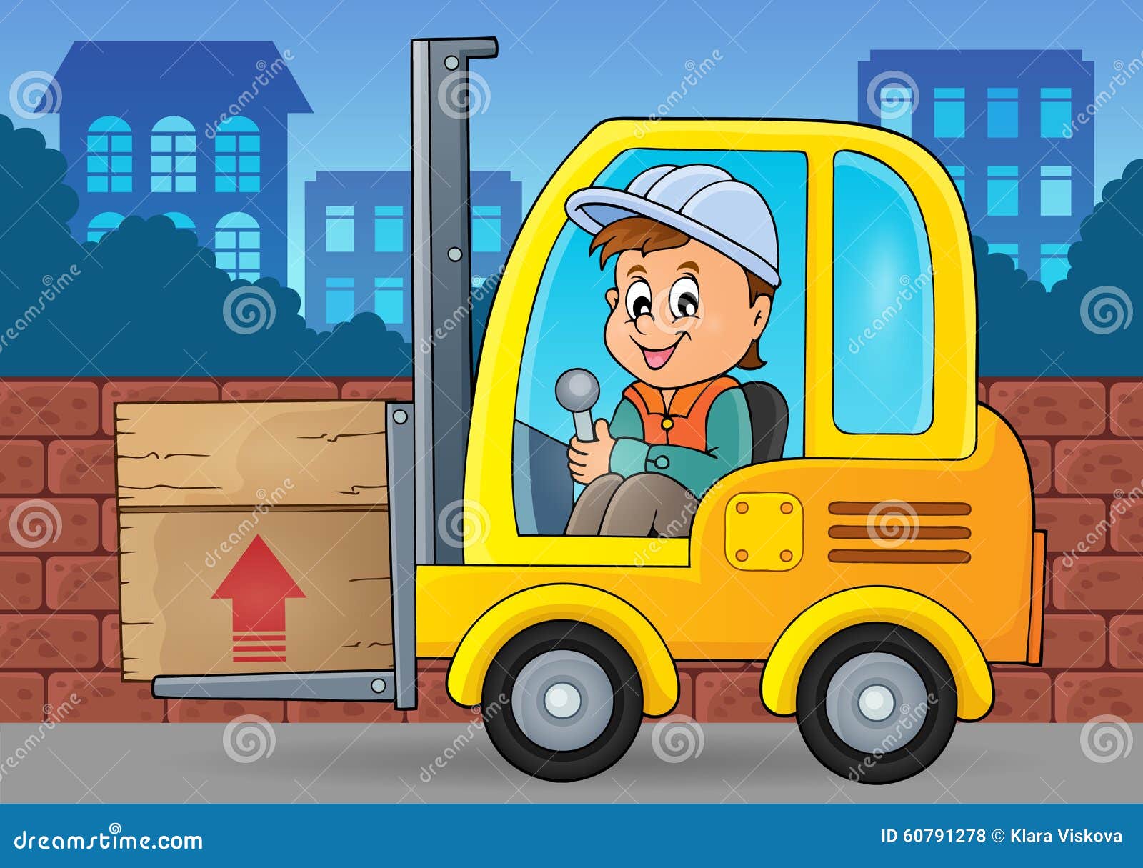 Fork Lift Royalty-Free Stock Photo | CartoonDealer.com #40645131
