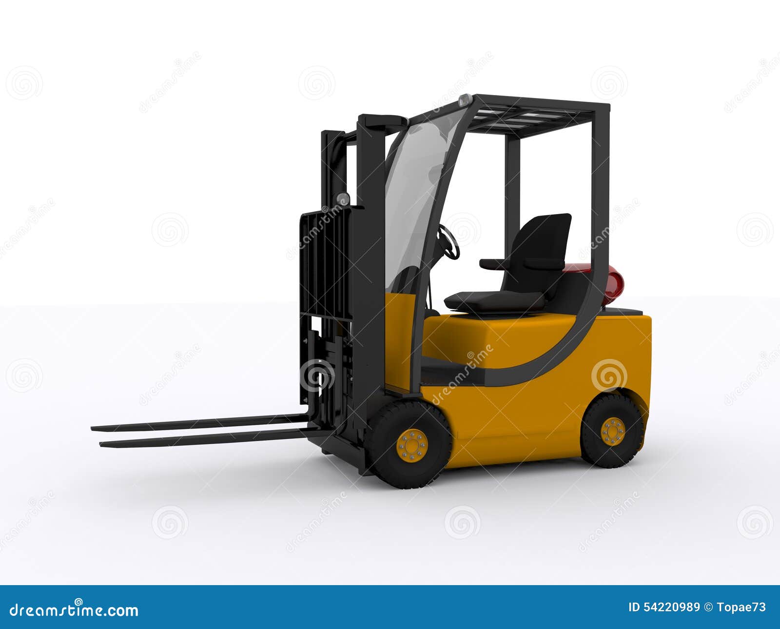 Fork Lifter Royalty-Free Stock Photography | CartoonDealer.com #54220481