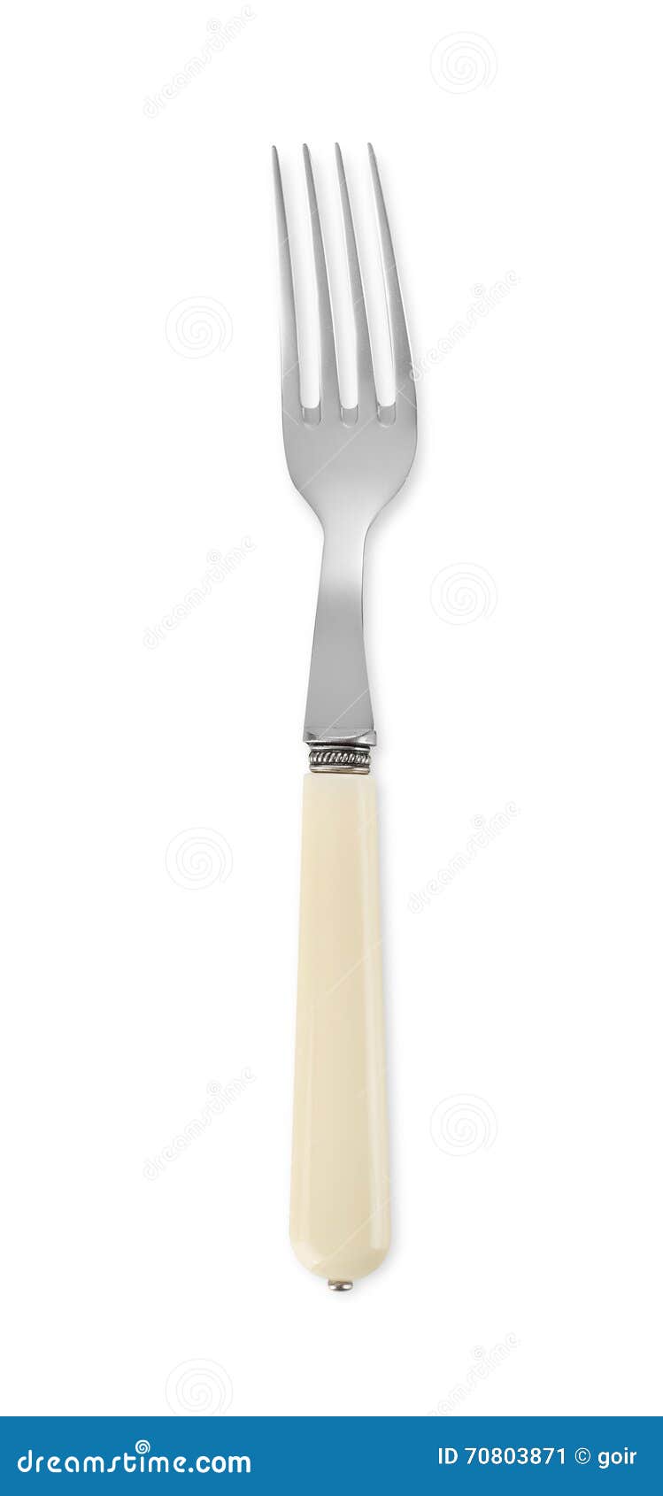 Fork stock image. Image of classic, white, metallic, fashioned - 70803871