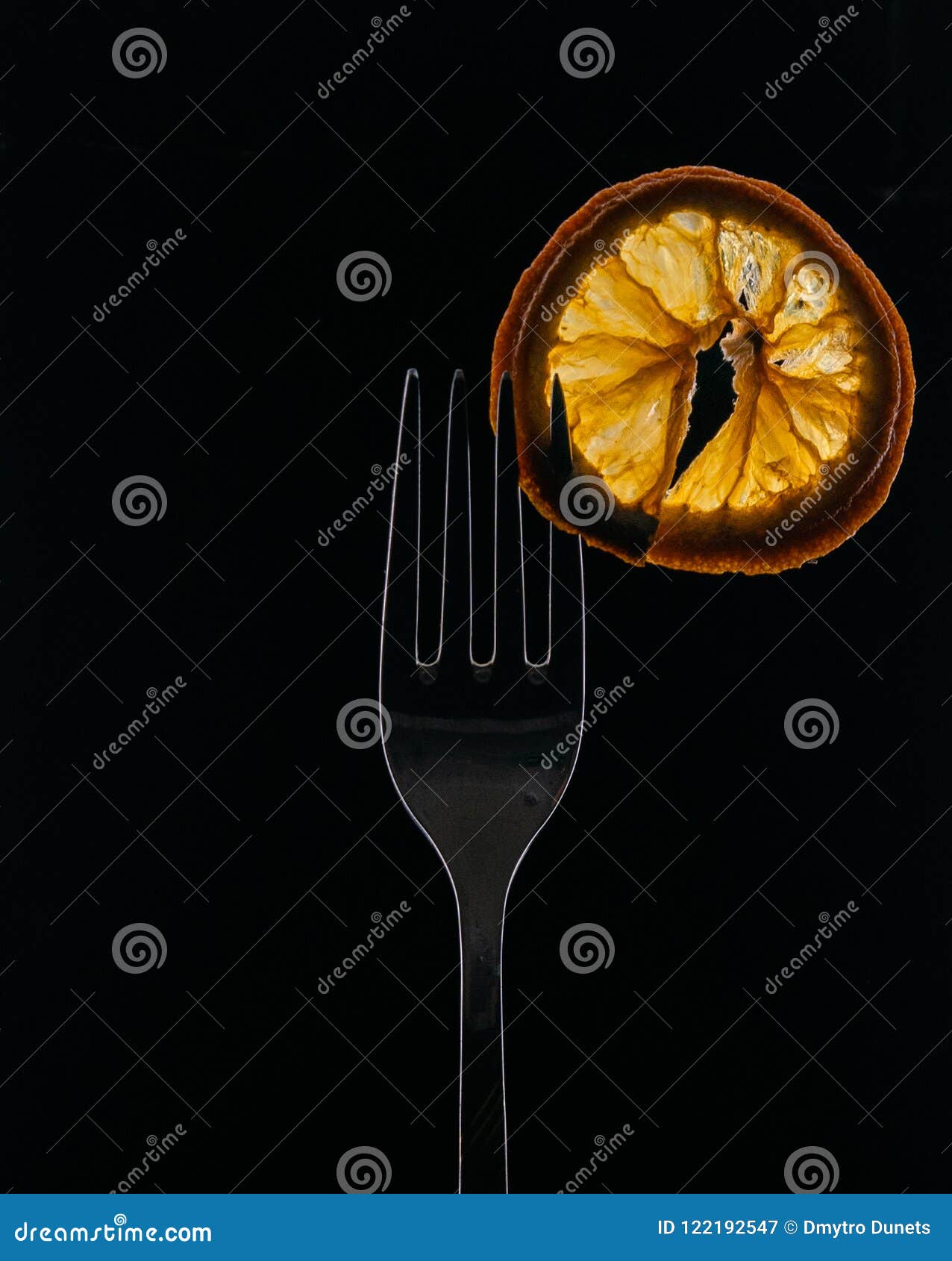 Fork. ORANGE stock image. Image of closeup, delicious - 122192547