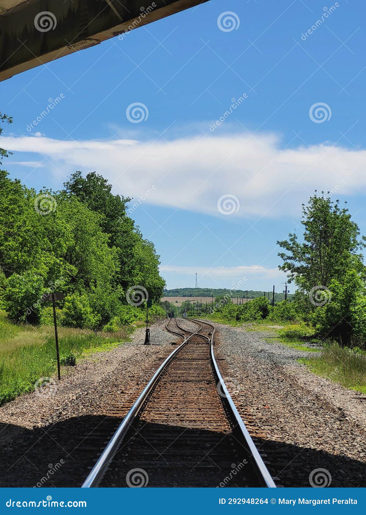 A Fork in the Rails stock photo. Image of woodstock - 292948264