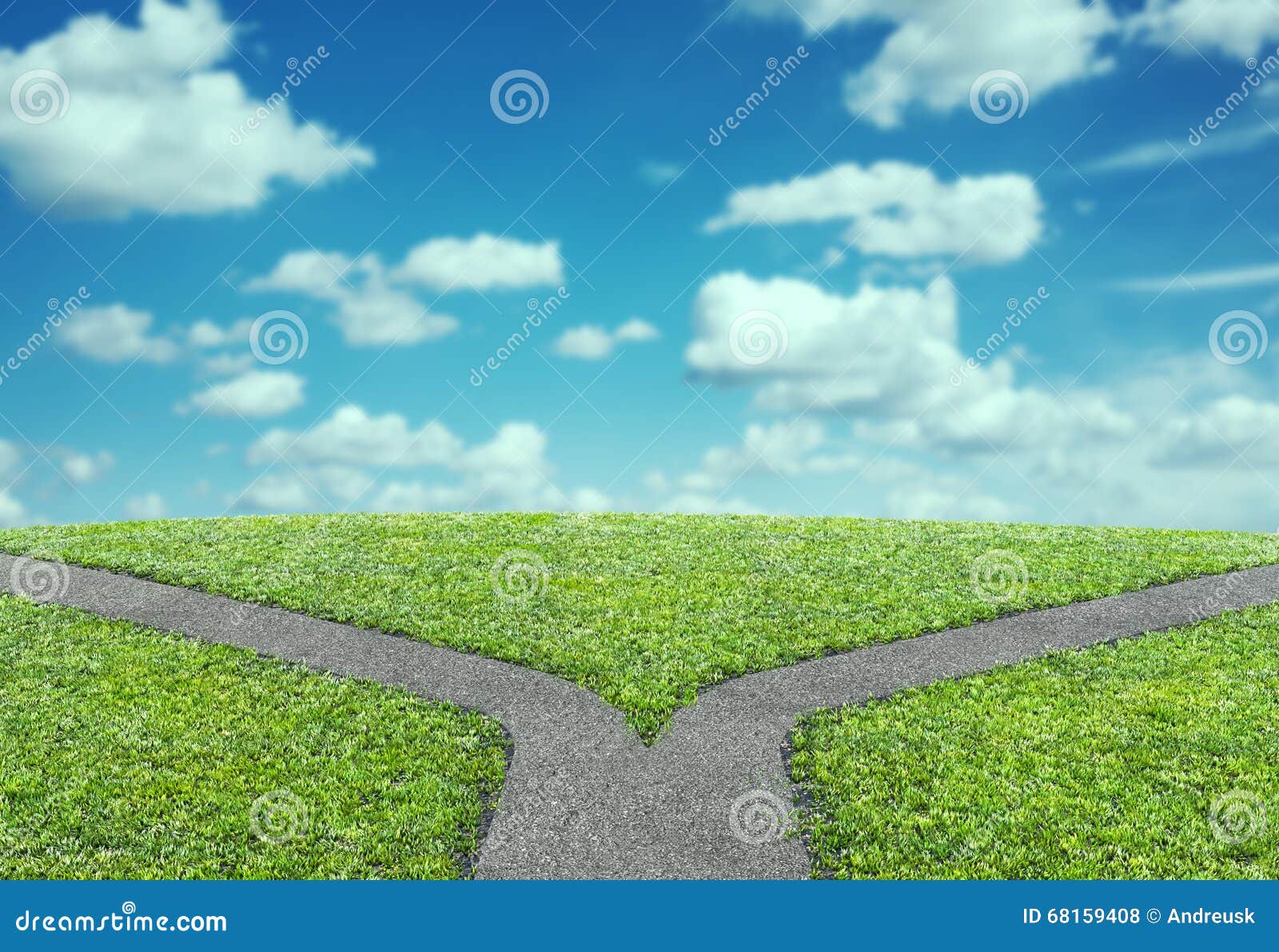 Fork at road concept stock photo. Image of strategy, fork - 68159408
