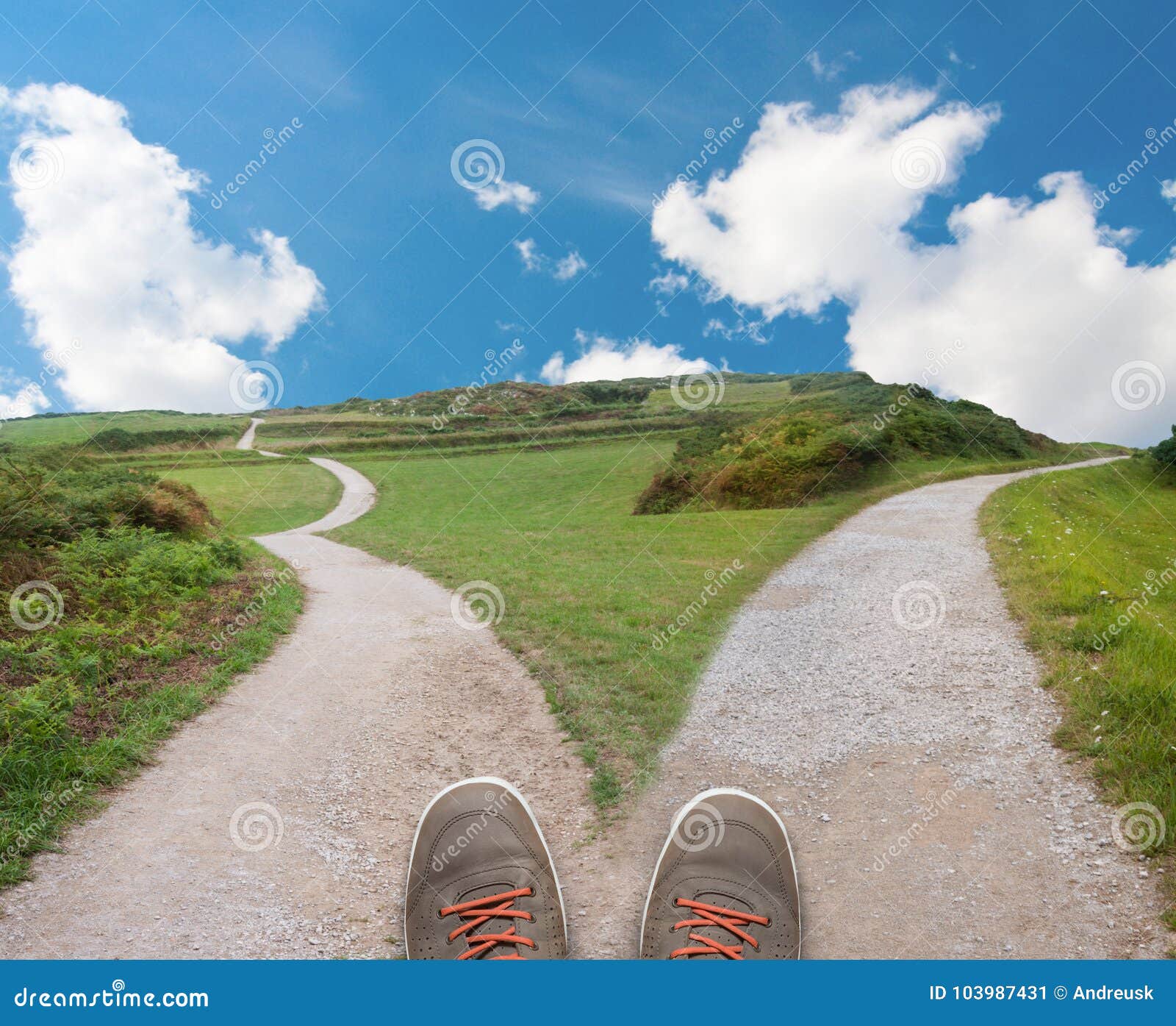 Fork in the road stock image. Image of concept, direction - 103987431