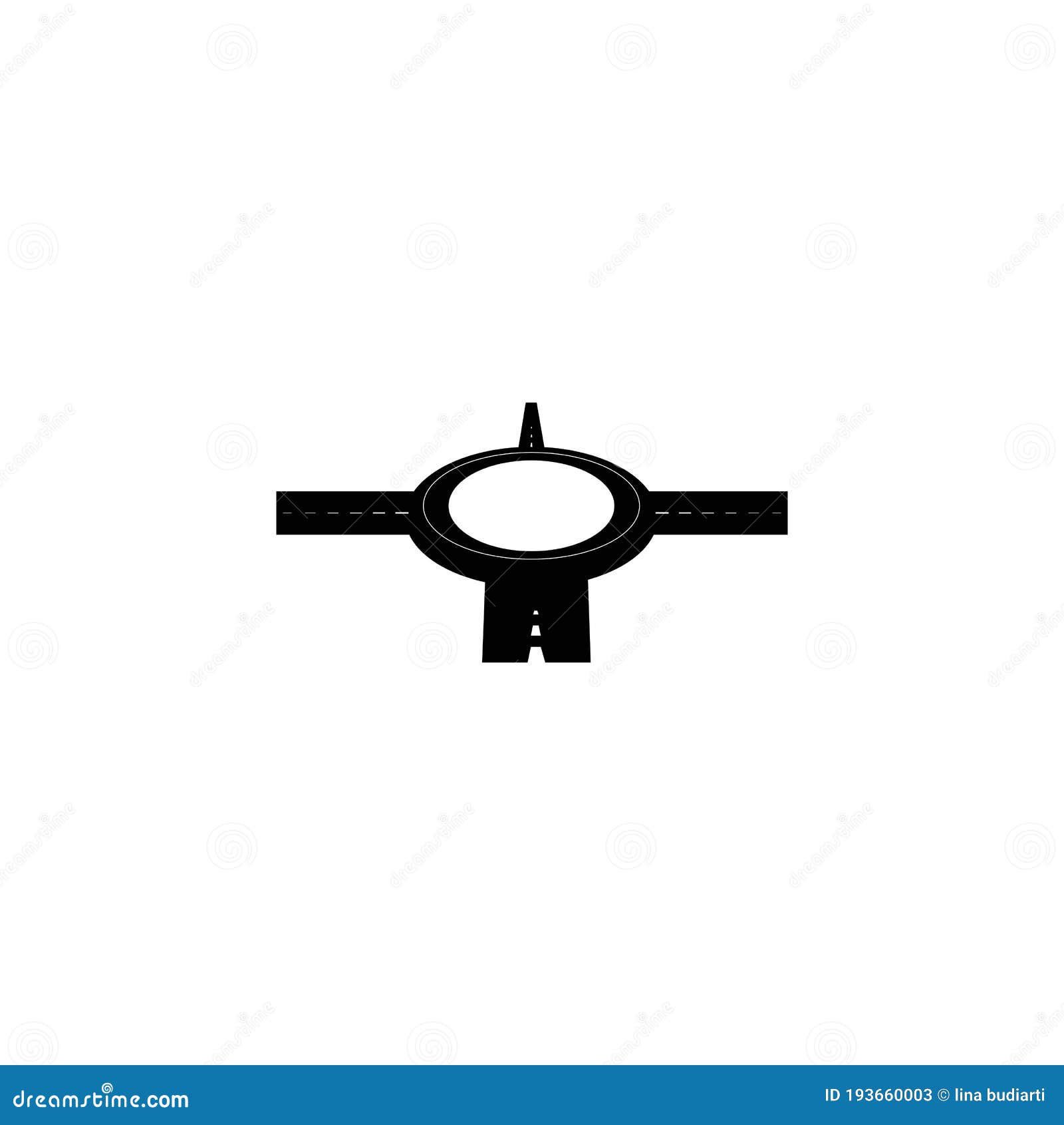 Fork in the road logo stock vector. Illustration of rural - 193660003