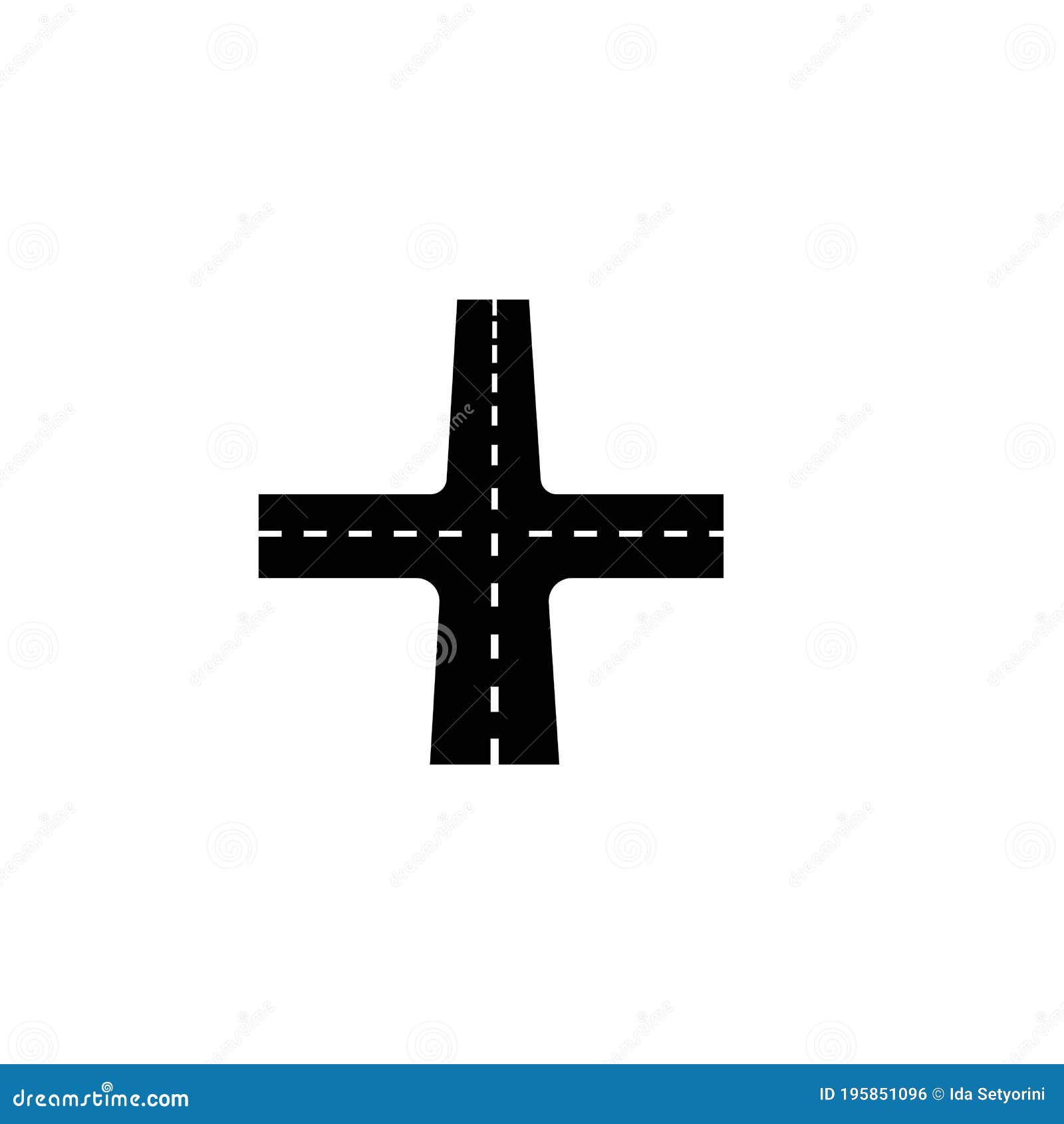 Fork in the road logo stock vector. Illustration of motion - 195851096