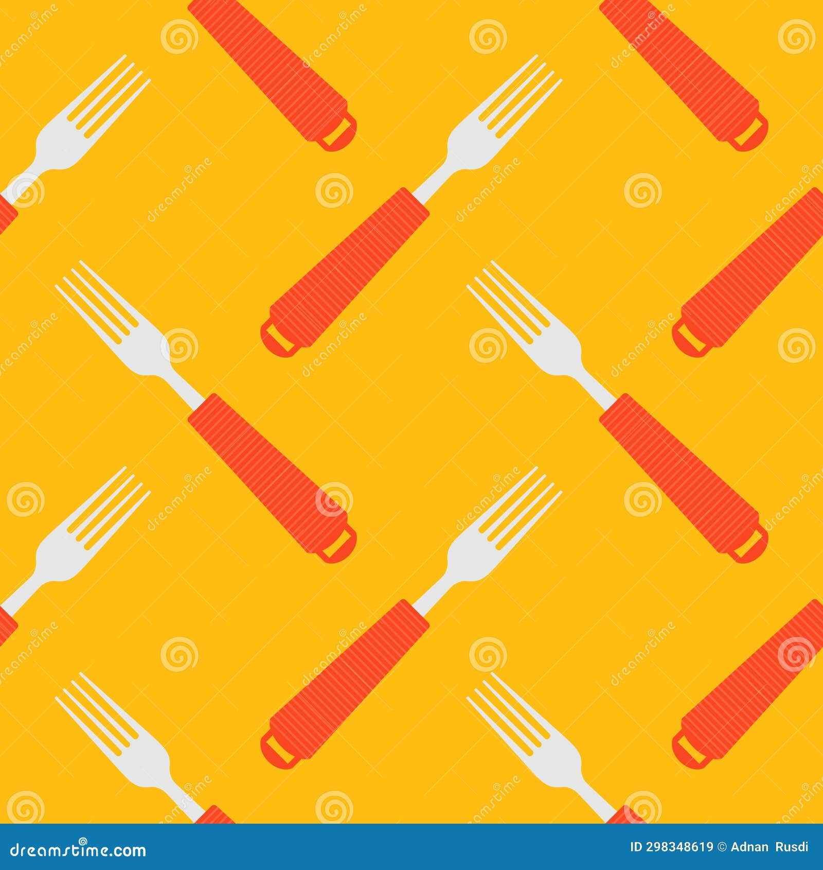 Fork Seamless Pattern Vector Illustration. Cutlery Patterns for ...