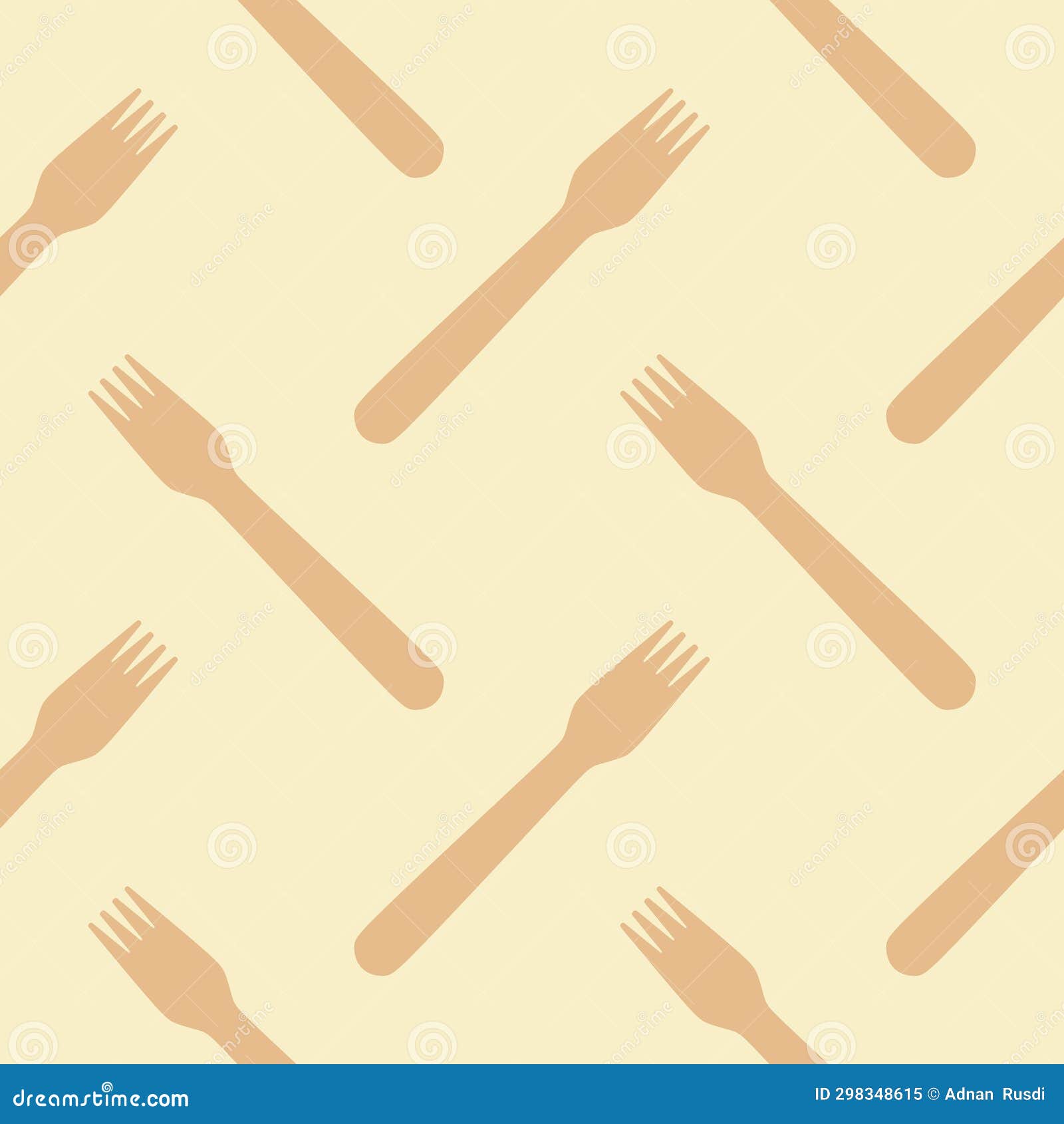 Fork Seamless Pattern Vector Illustration. Cutlery Patterns for ...
