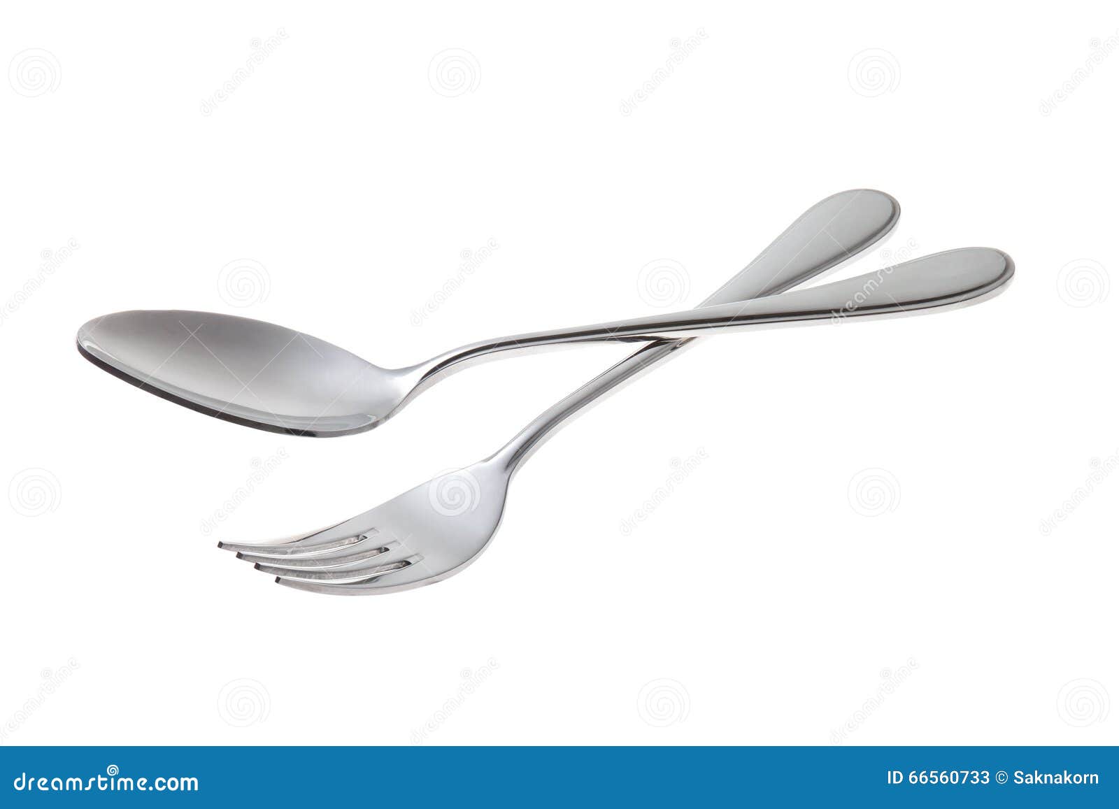 Fork and spoon stock image. Image of dining, equipment - 66560733