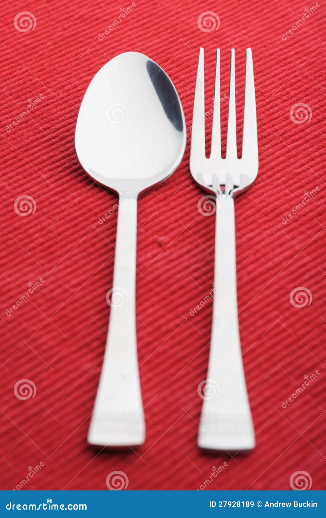 Fork spoon and knife stock image. Image of serving, dinner - 27928189