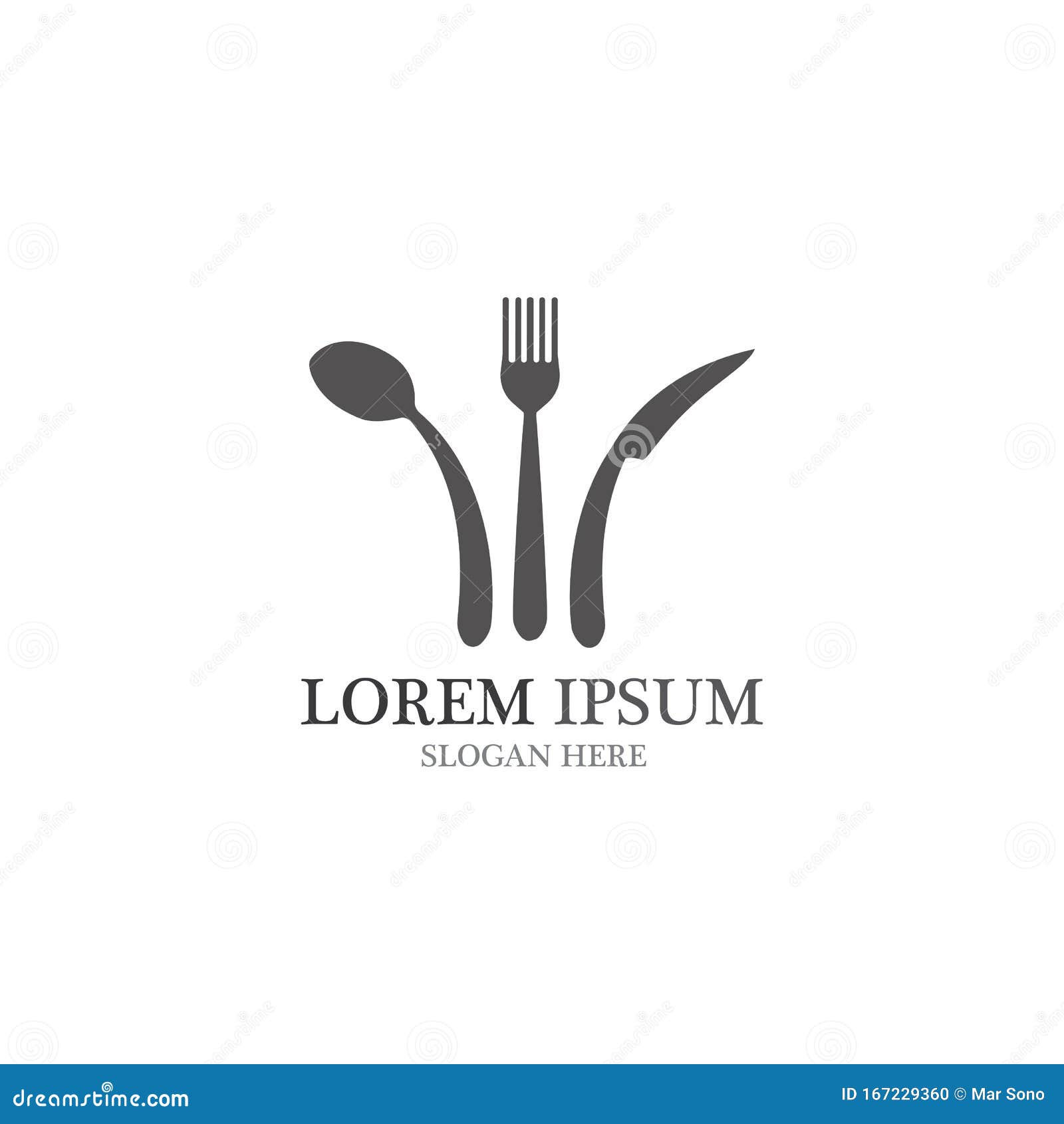 Fork and Spoon Logo Restaurant Vector Stock Vector - Illustration of ...