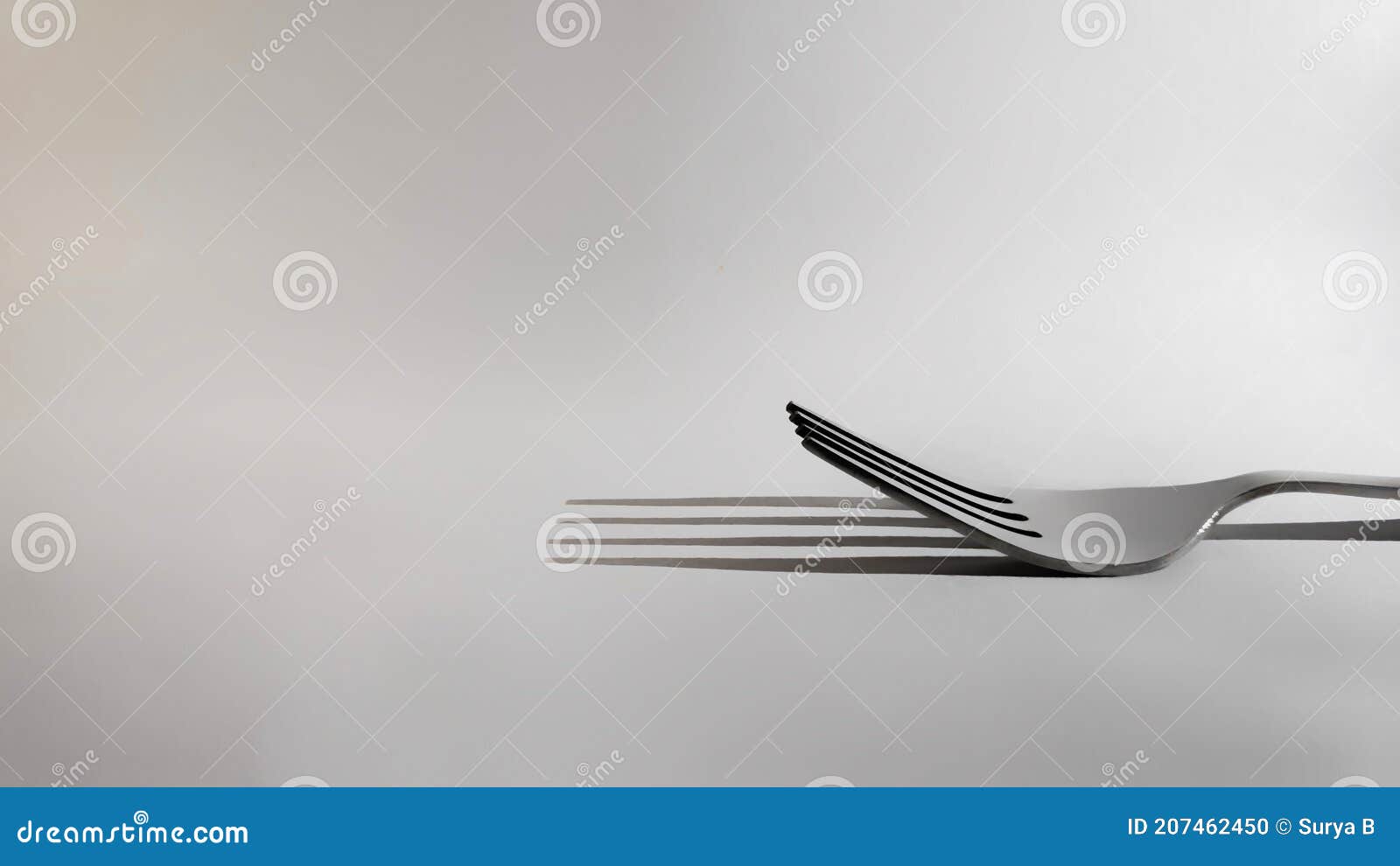 Fork Spoon in White Background, Creative Kitchenware Photography ...