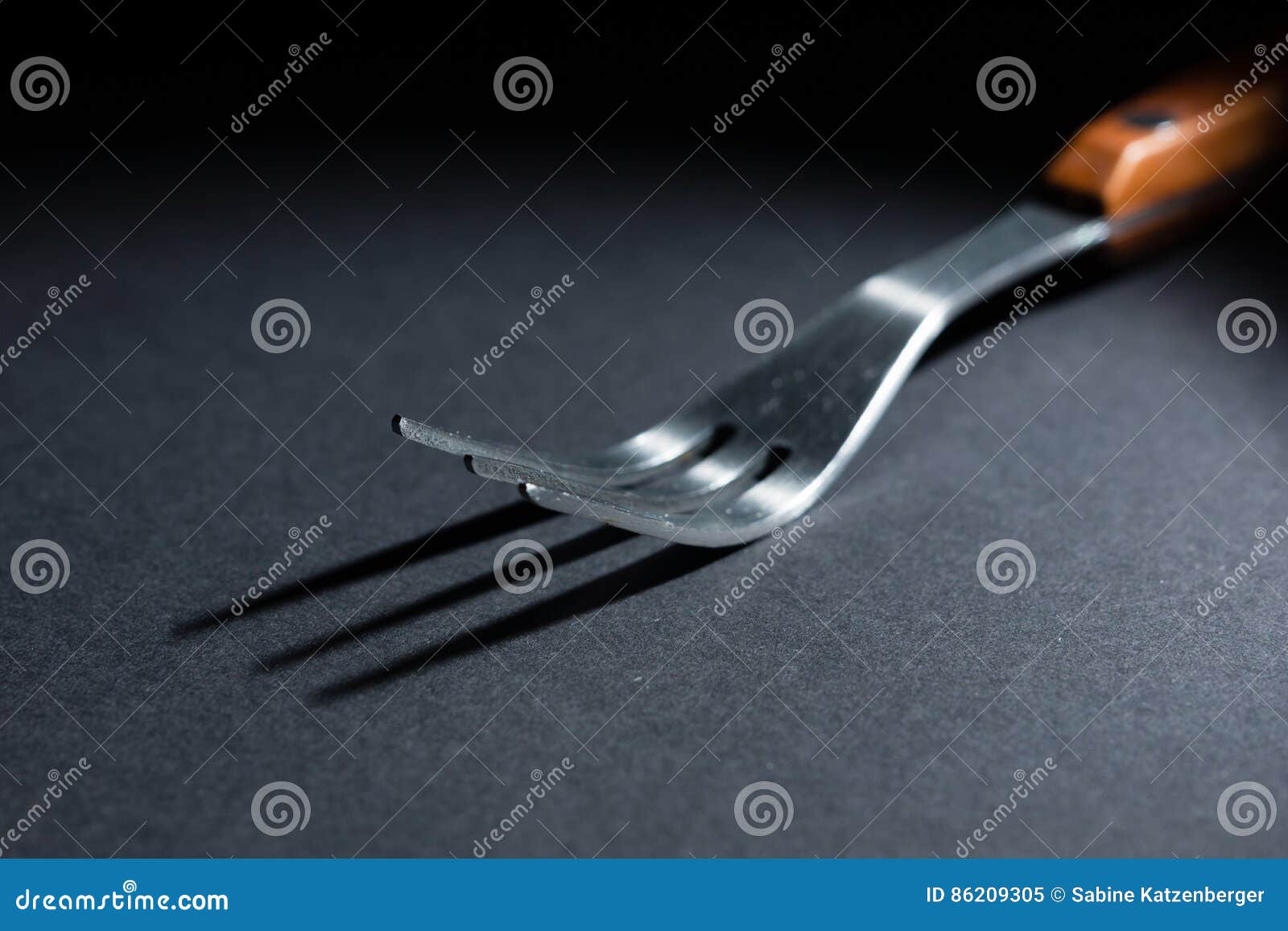 Fork stock image. Image of sharp, white, single, closeup - 86209305