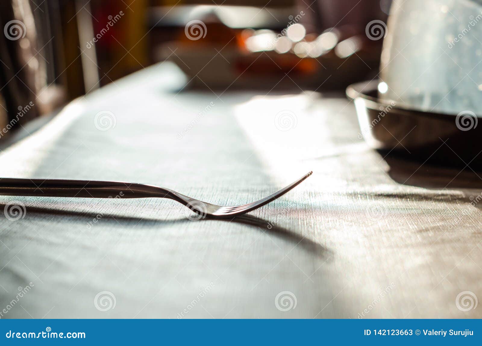 A fork on the table stock image. Image of classic, equipment - 142123663