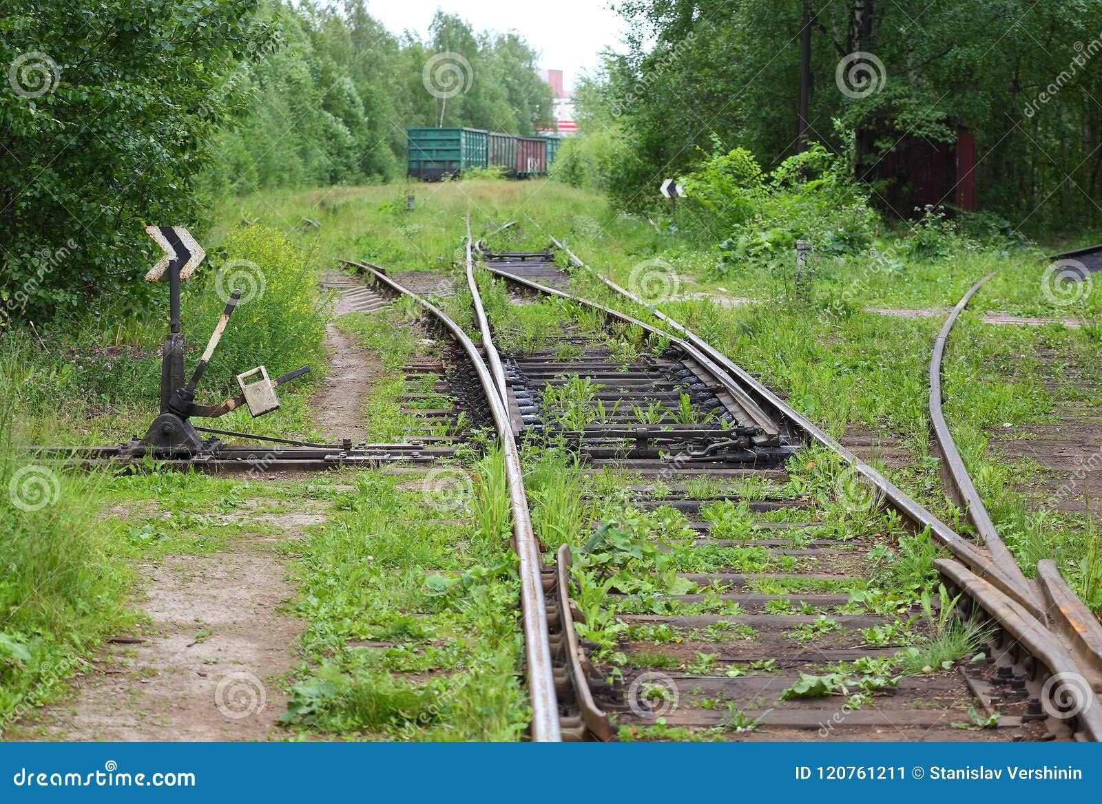 The old railway stock image. Image of railway, forgotten - 120761211