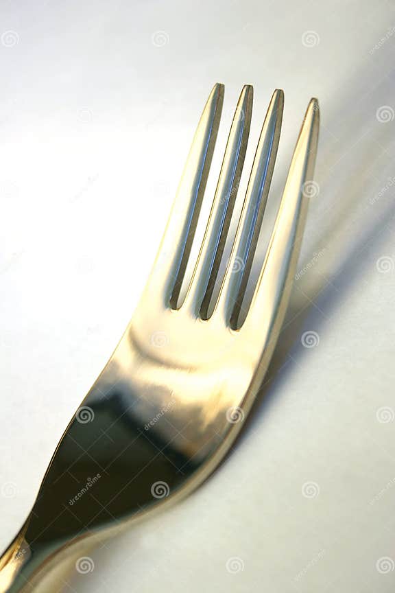 Fork Up Close stock image. Image of waiter, shiny, posh - 260599