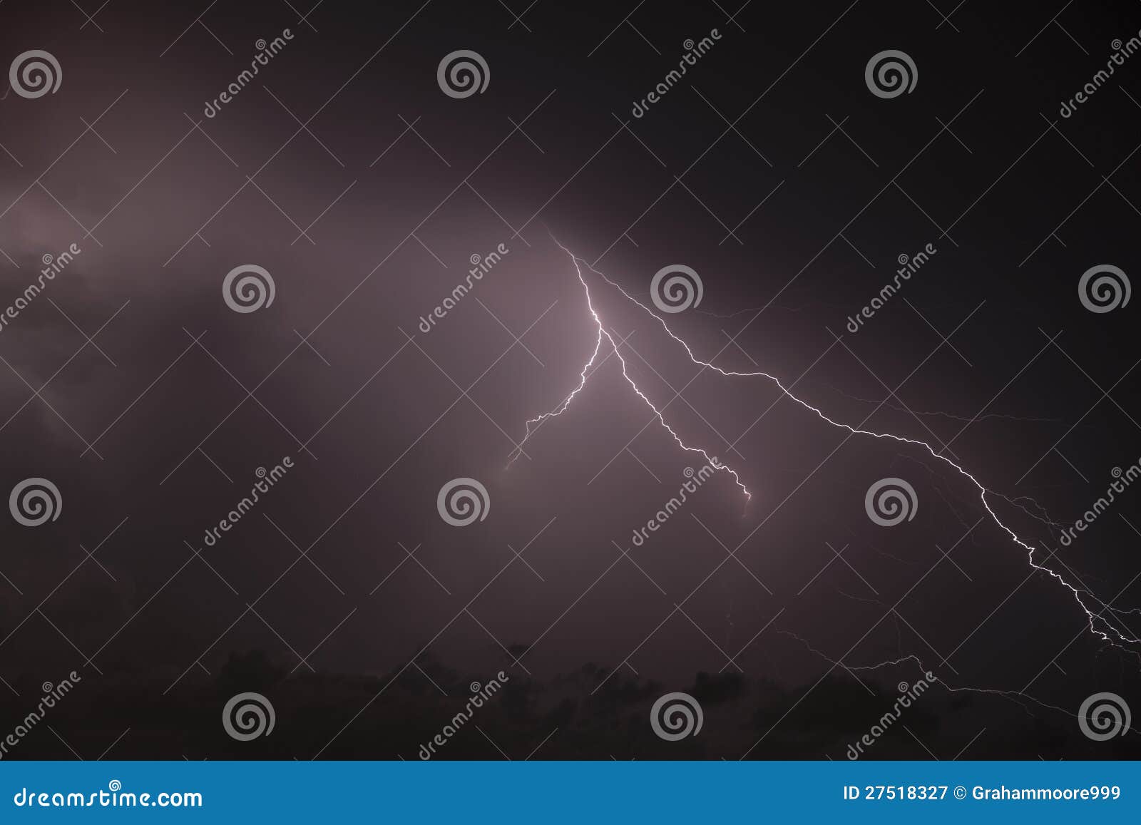 Forked lightning stock image. Image of energy, striking - 27518327