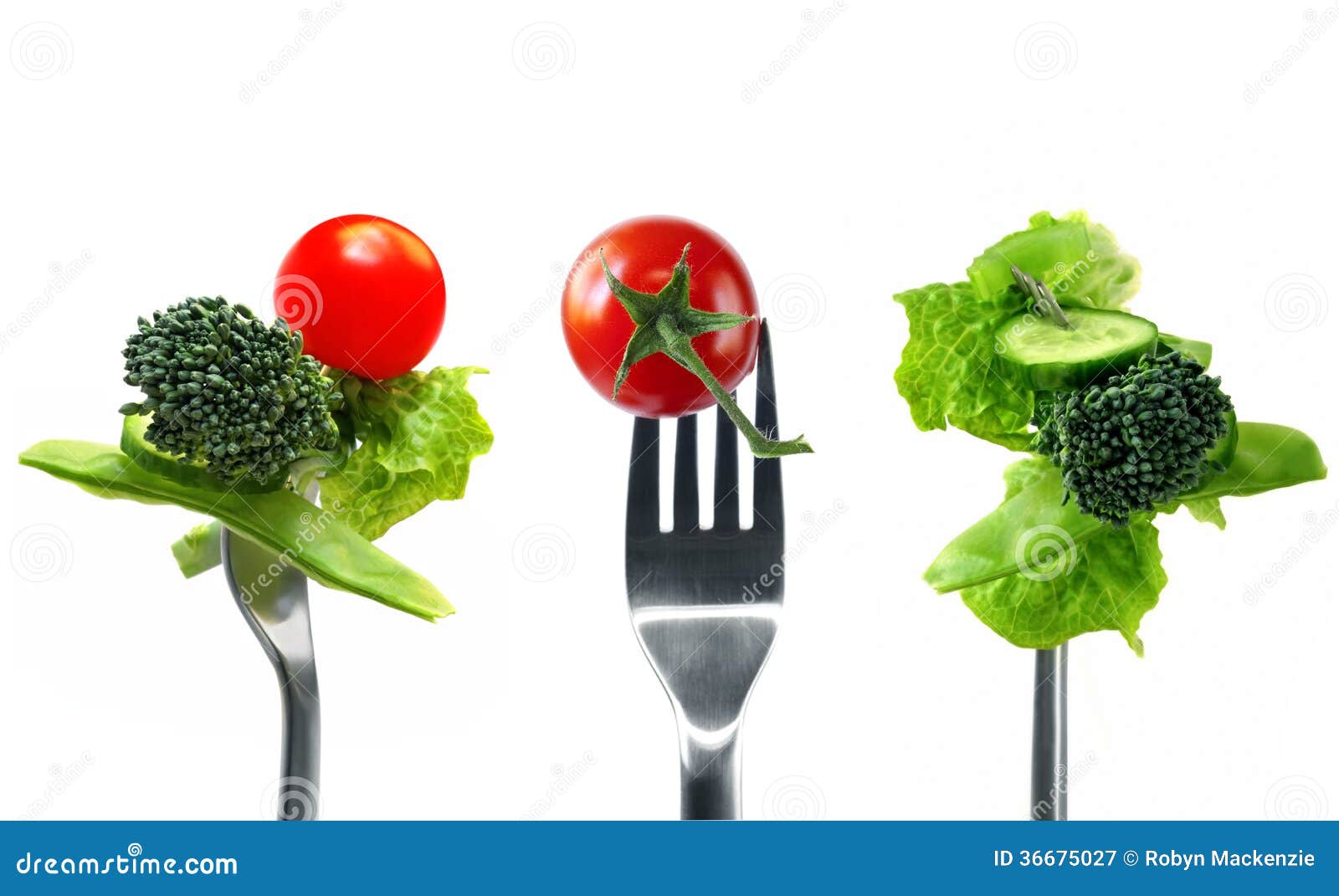 Forkfuls of Healthy Food Over White Stock Image - Image of nutritious ...
