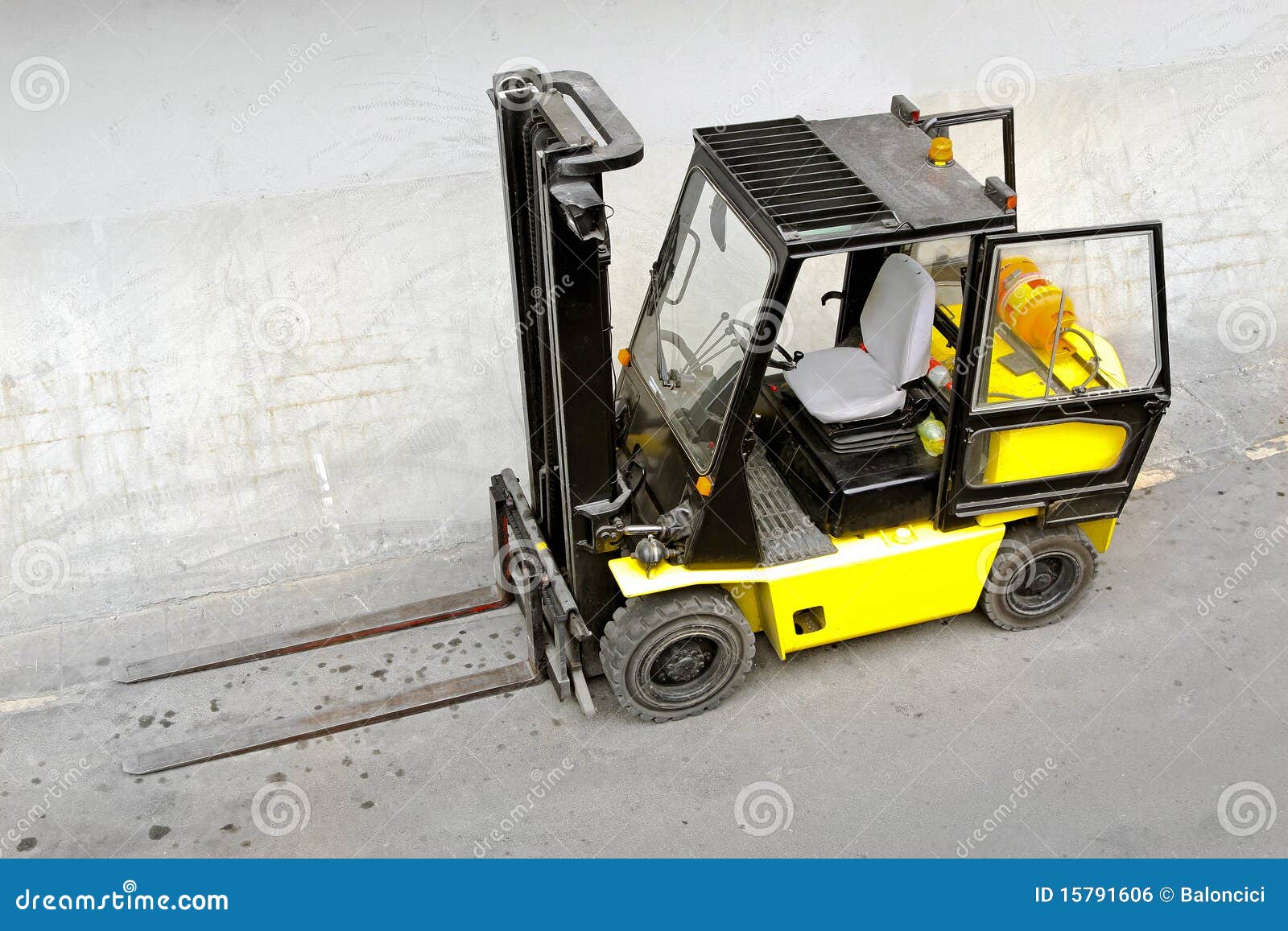 Forklift stock photo. Image of lift, heavy, industry - 15791606