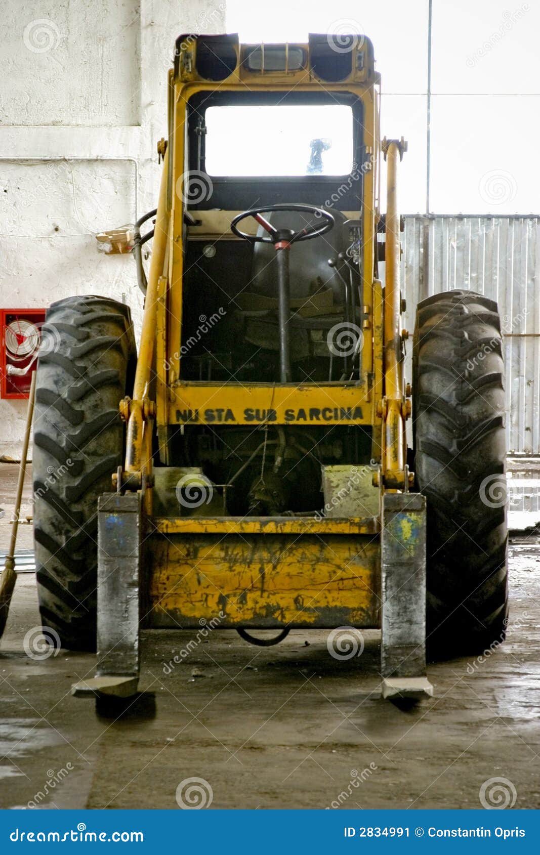 Forklift stock image. Image of heavy, vehicle, machine - 2834991